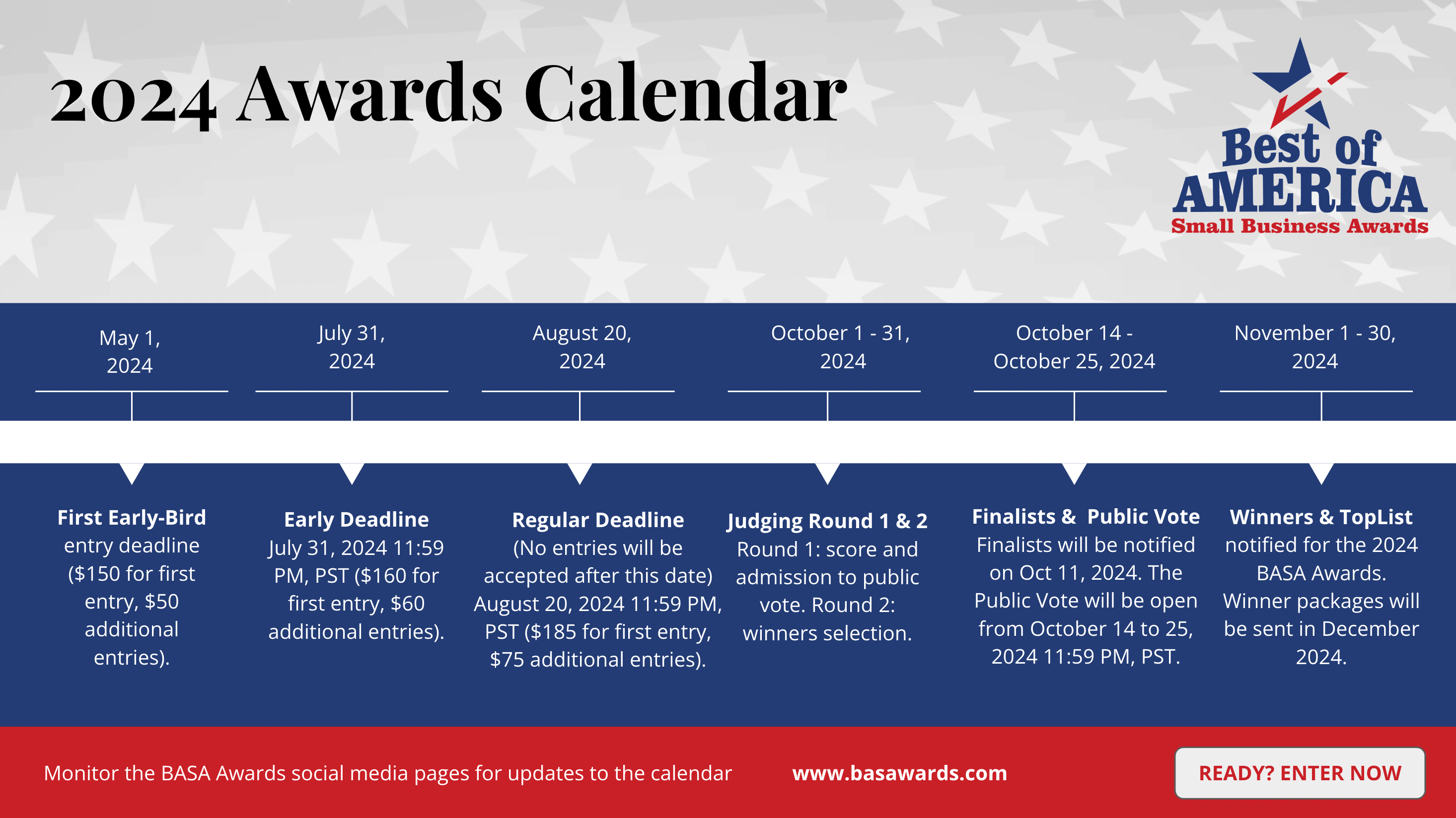 Calendar – BASA Awards